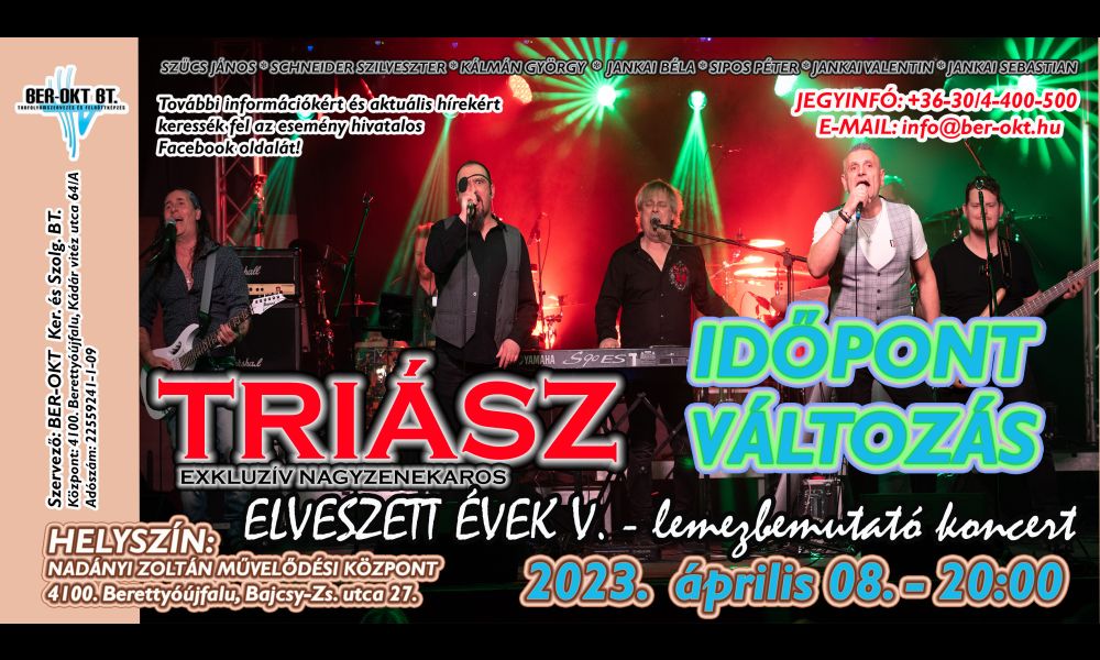 Tixa // TRIÁSZ - ELVESZETT ÉVEK V. - NAGYZENEKAROS LEMEZBEMUTATÓ ...