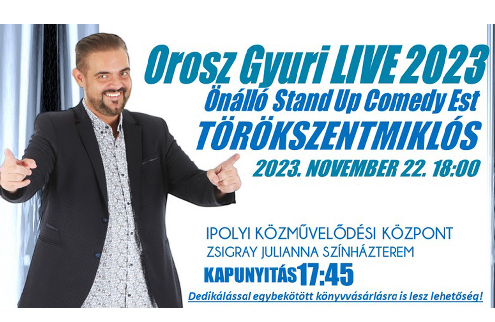 Tixa // Orosz Gyuri LIVE 2023 – Önálló Stand Up Comedy Est