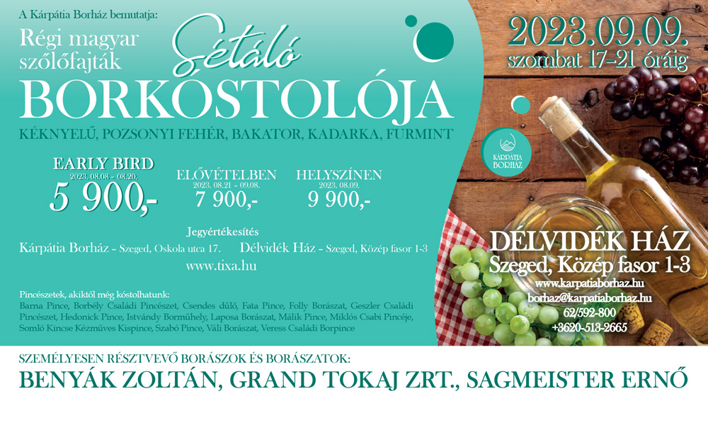 Tixa // Régi magyar szőlőfajták Sétáló Borkóstolója /Kéknyelű, Pozsonyi ...